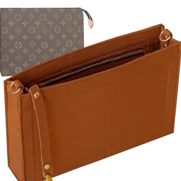 Unbranded | Bags | Organizer Insert Camel Brown Felt For Bag Pouch ...